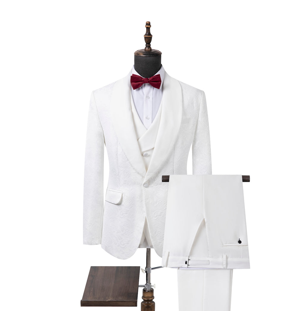 Elegant White Wedding Men Suits S8652 | Wedding Formal Attire ...