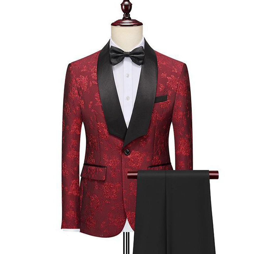 Minimalist Elegance Suit S8308-Red – Suitmine®